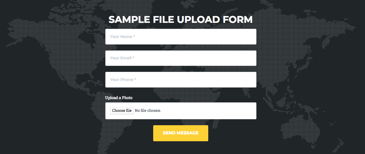 How To Create A File Upload Form